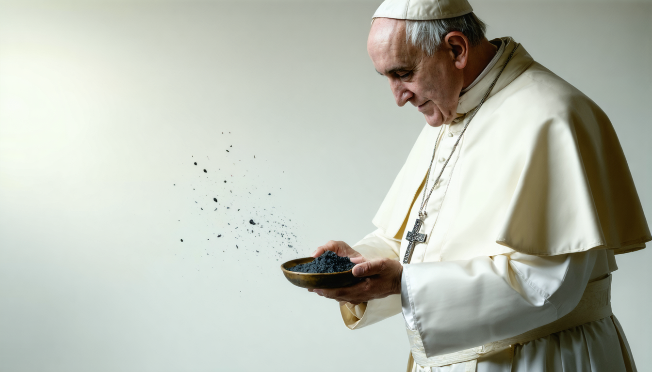 Pope's Ashes Ceremony from a Hospital Room: A Lenten Tale