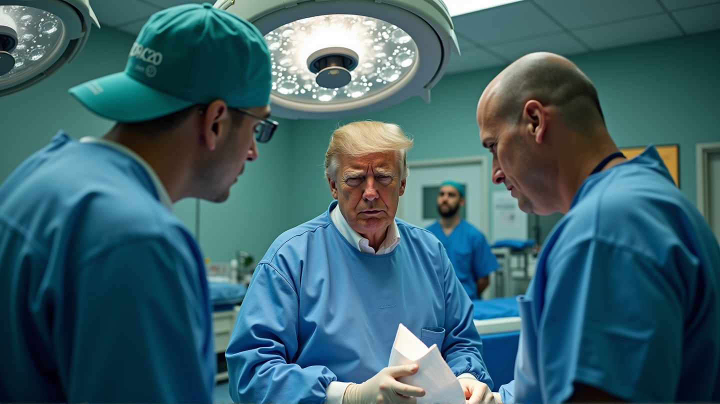 Trump Faces the Doctor: A Rare Glimpse into His Health Amid Secrecy
